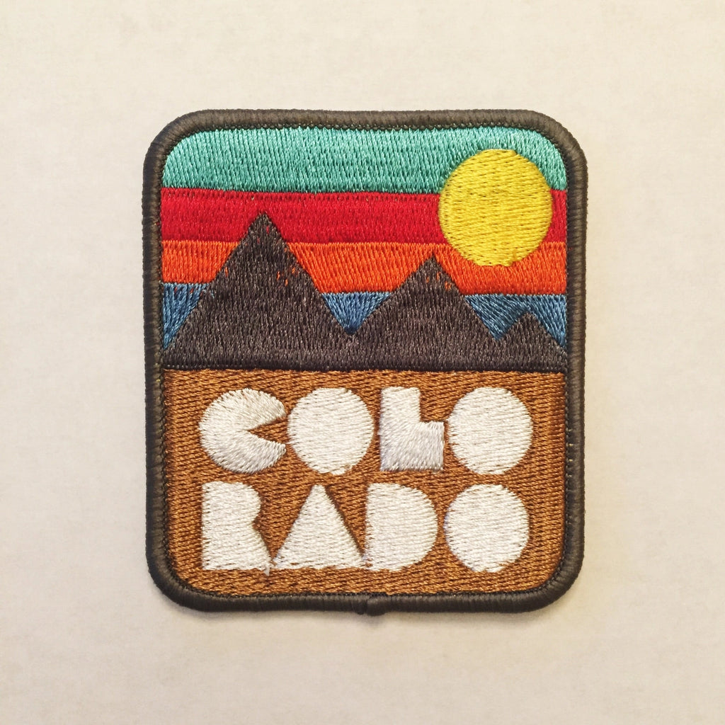 Colorado Patch - Stripes & Mountains – Souled Out T-Shirts