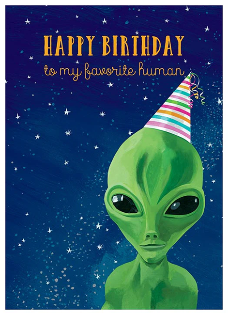 Alien Birthday Card – Souled Out T-Shirts