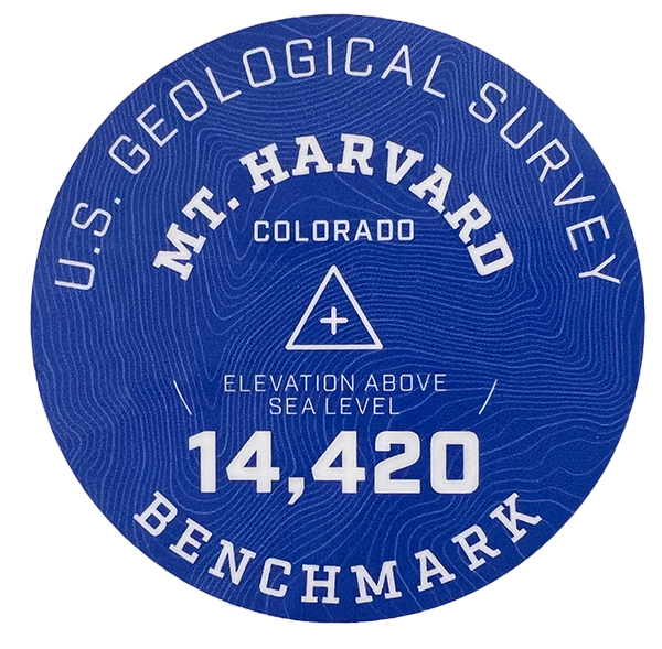 Harvard Geo Sticker Blue – Souled Out T-Shirts