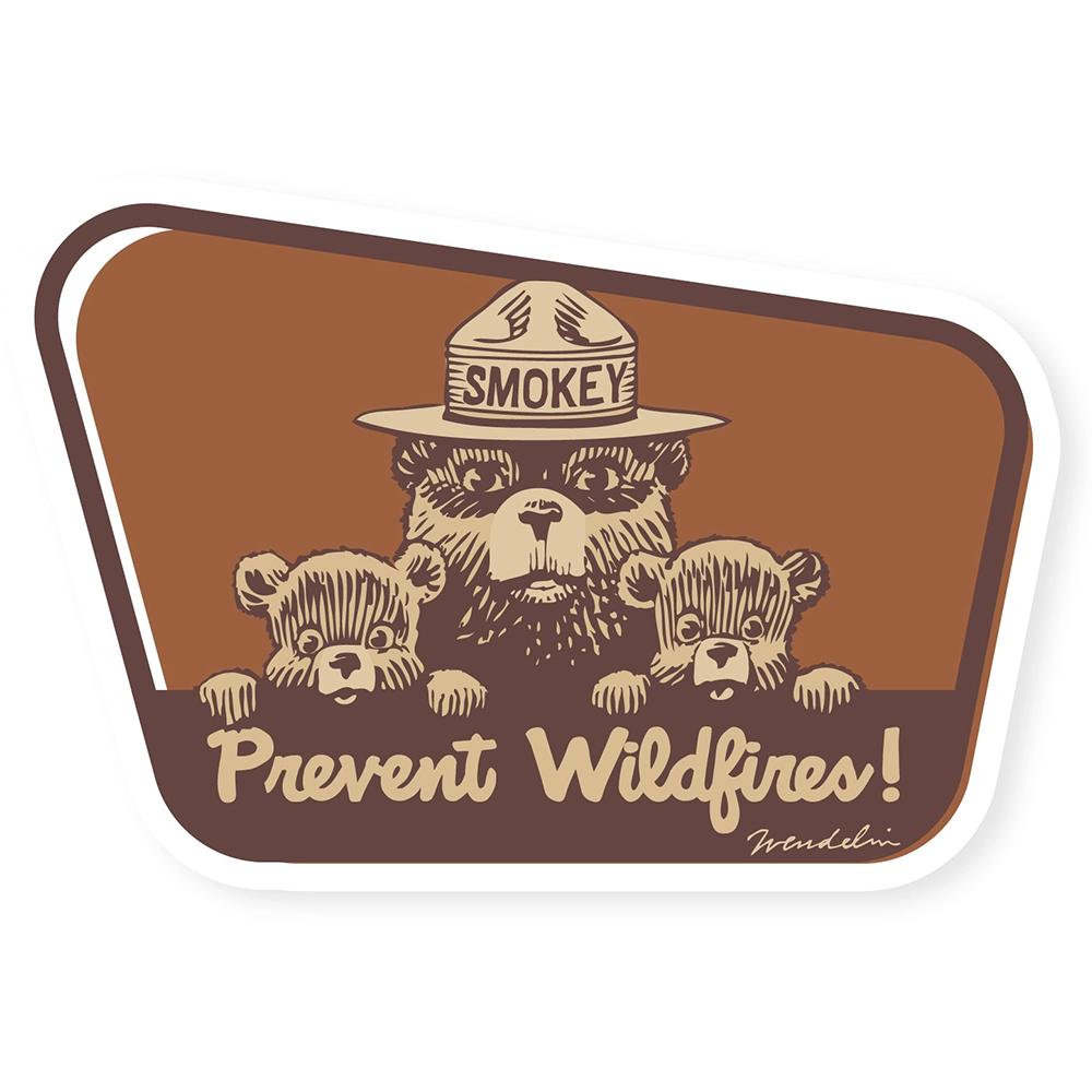 Prevent Wildfires! Sticker – Souled Out T-Shirts