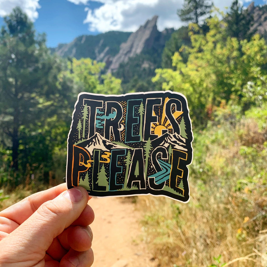 Trees Please Sticker – Souled Out T-Shirts